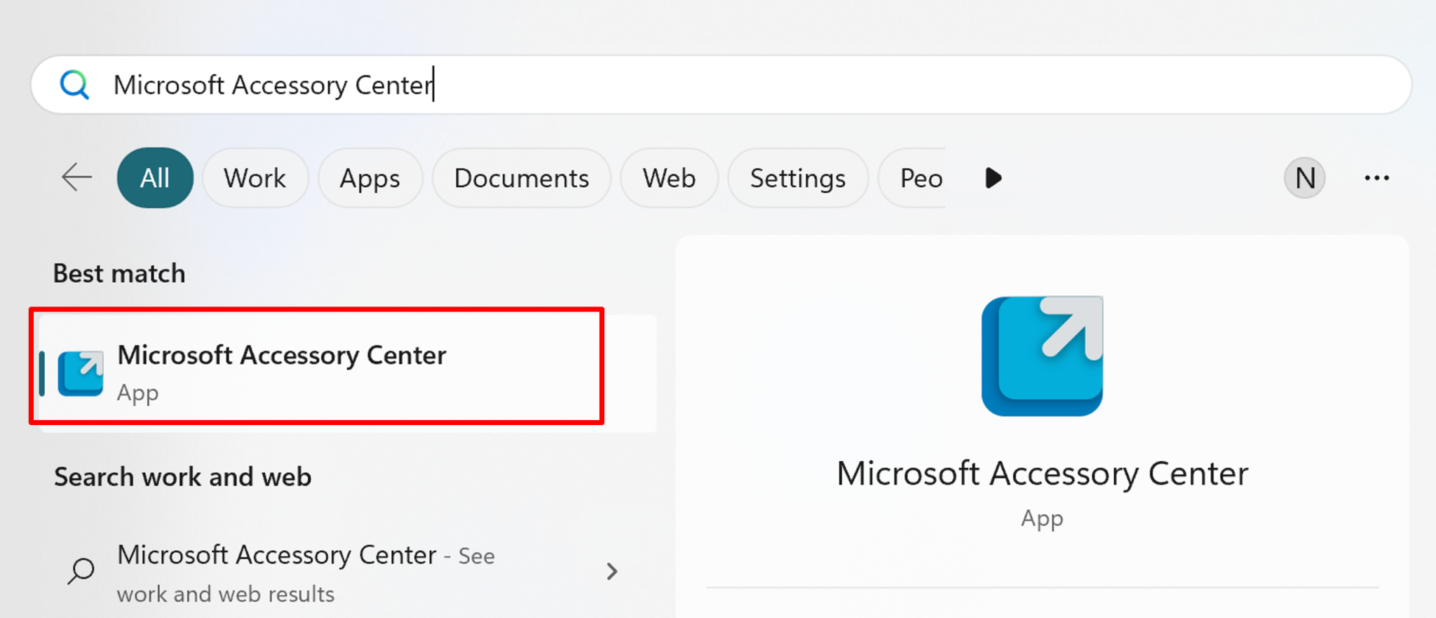 Microsoft Accessory Center